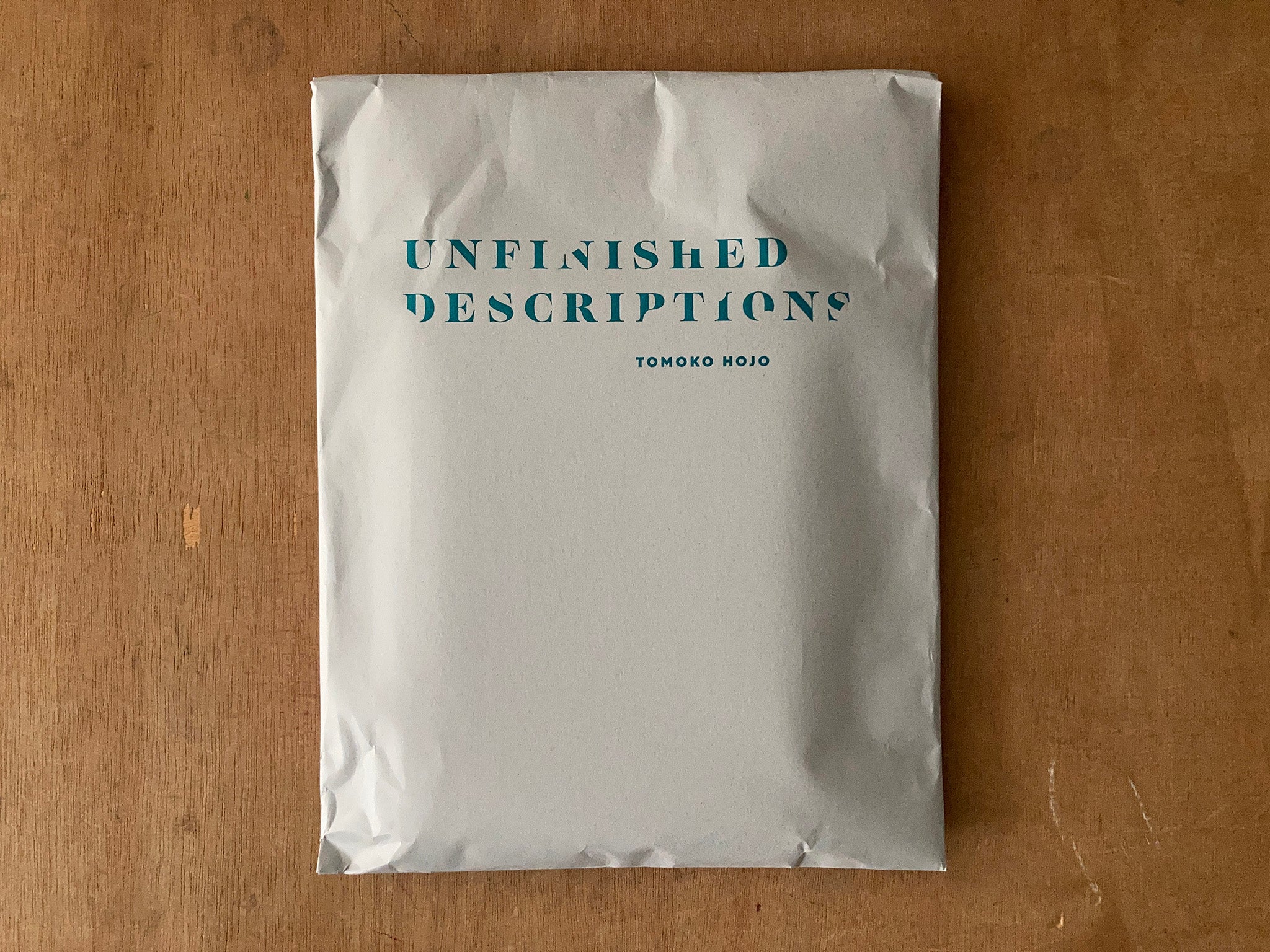 UNFINISHED DESCRIPTIONS by Tomoko Hojo – Good Press — good books & more