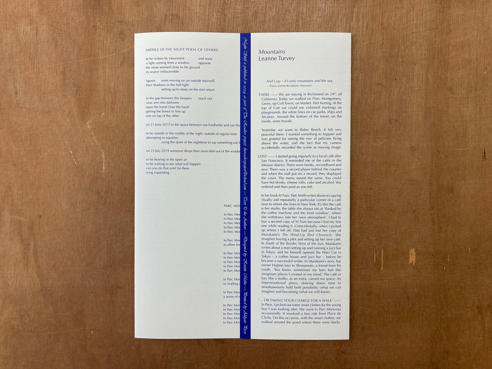 NIGHT SHIFT by Eileen Daly and Leanne Turvey – Good Press — good books ...