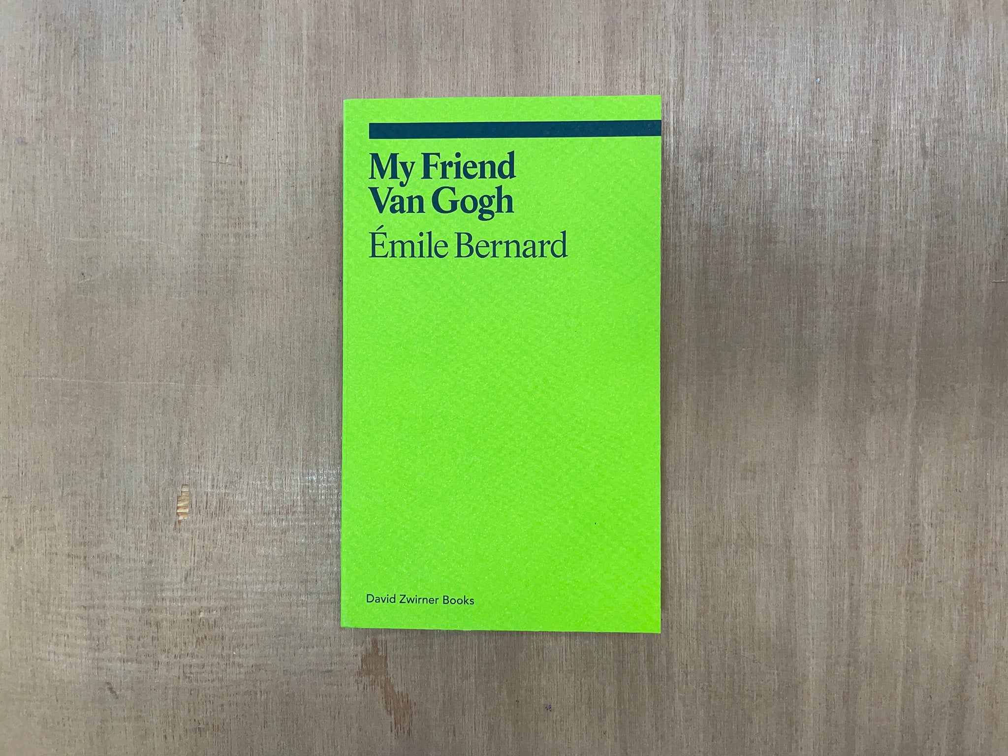 MY FRIEND VAN GOGH by Émile Bernard – Good Press — good books & more