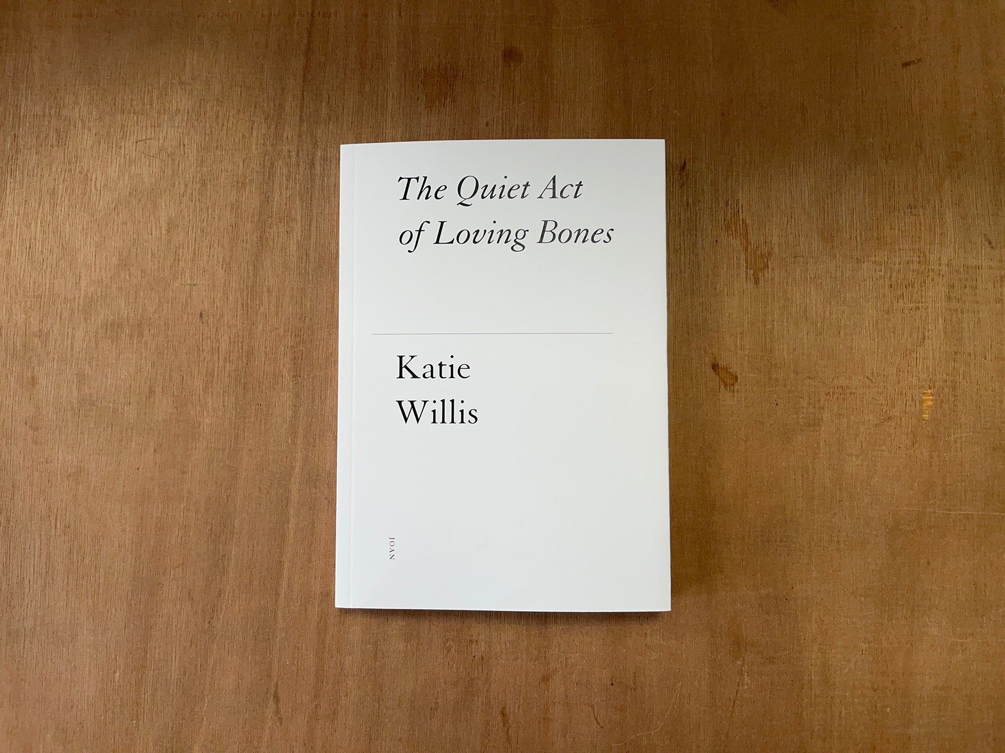 THE QUIET ACT OF LOVING BONES by Kate Willis – Good Press — good books ...