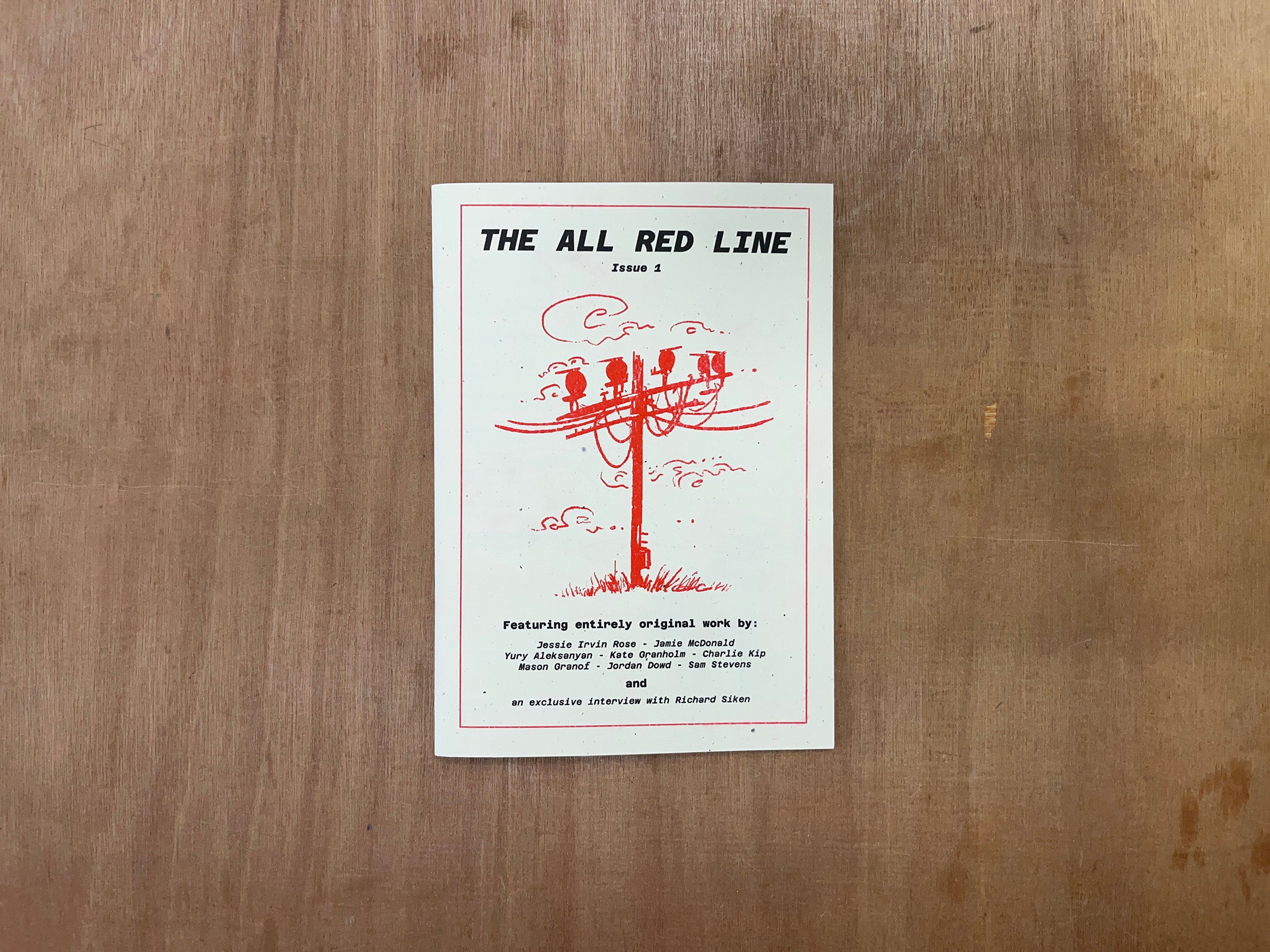 THE ALL RED LINE - ISSUE ONE – Good Press — good books & more