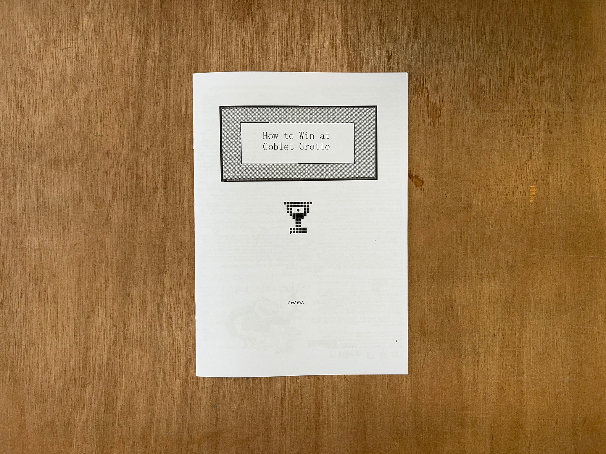 HOW TO WIN AT GOBLET GROTTO by thecatamites – Good Press — good books ...