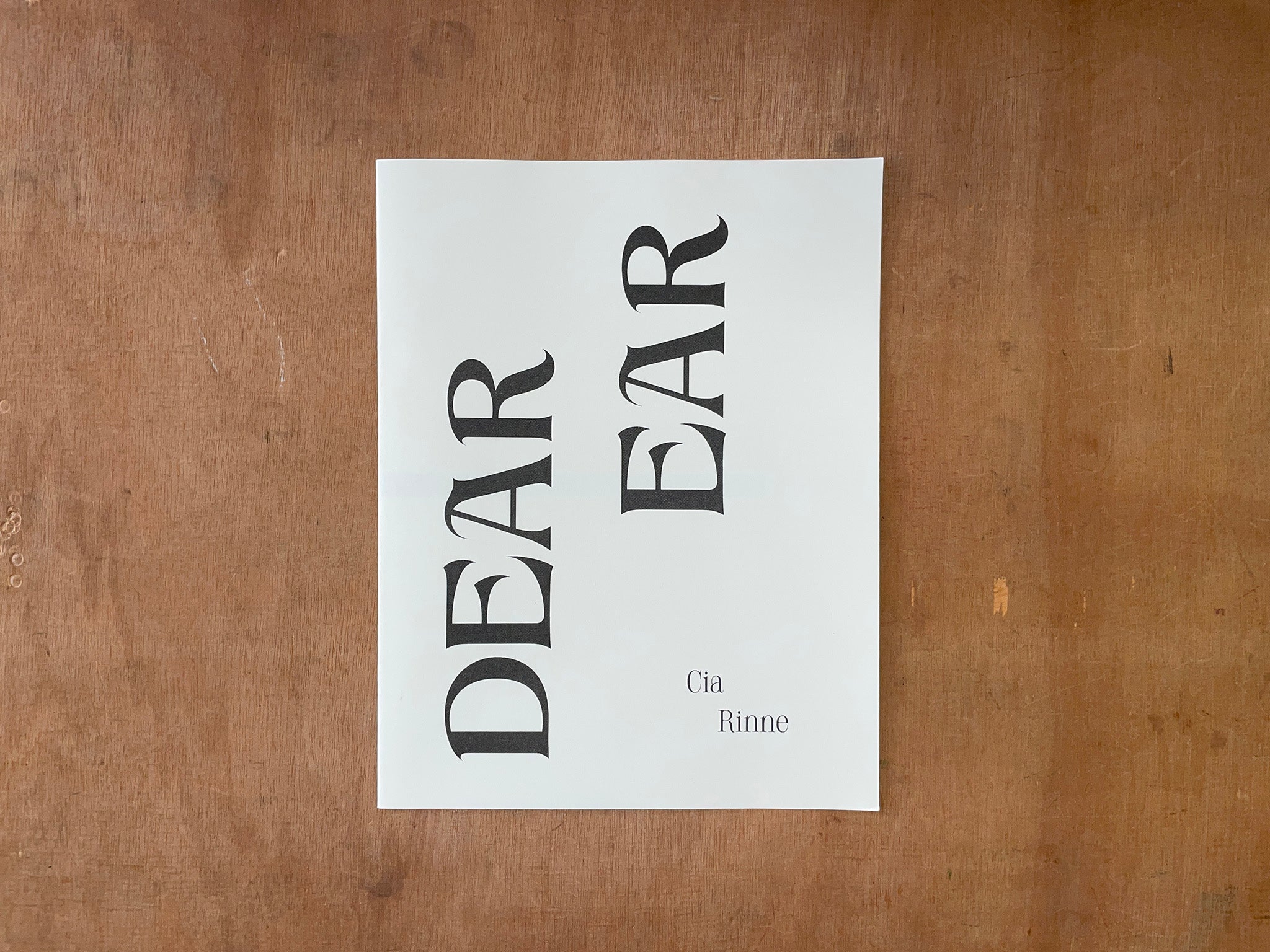 DEAR EAR by Cia Rinne – Good Press — good books & more