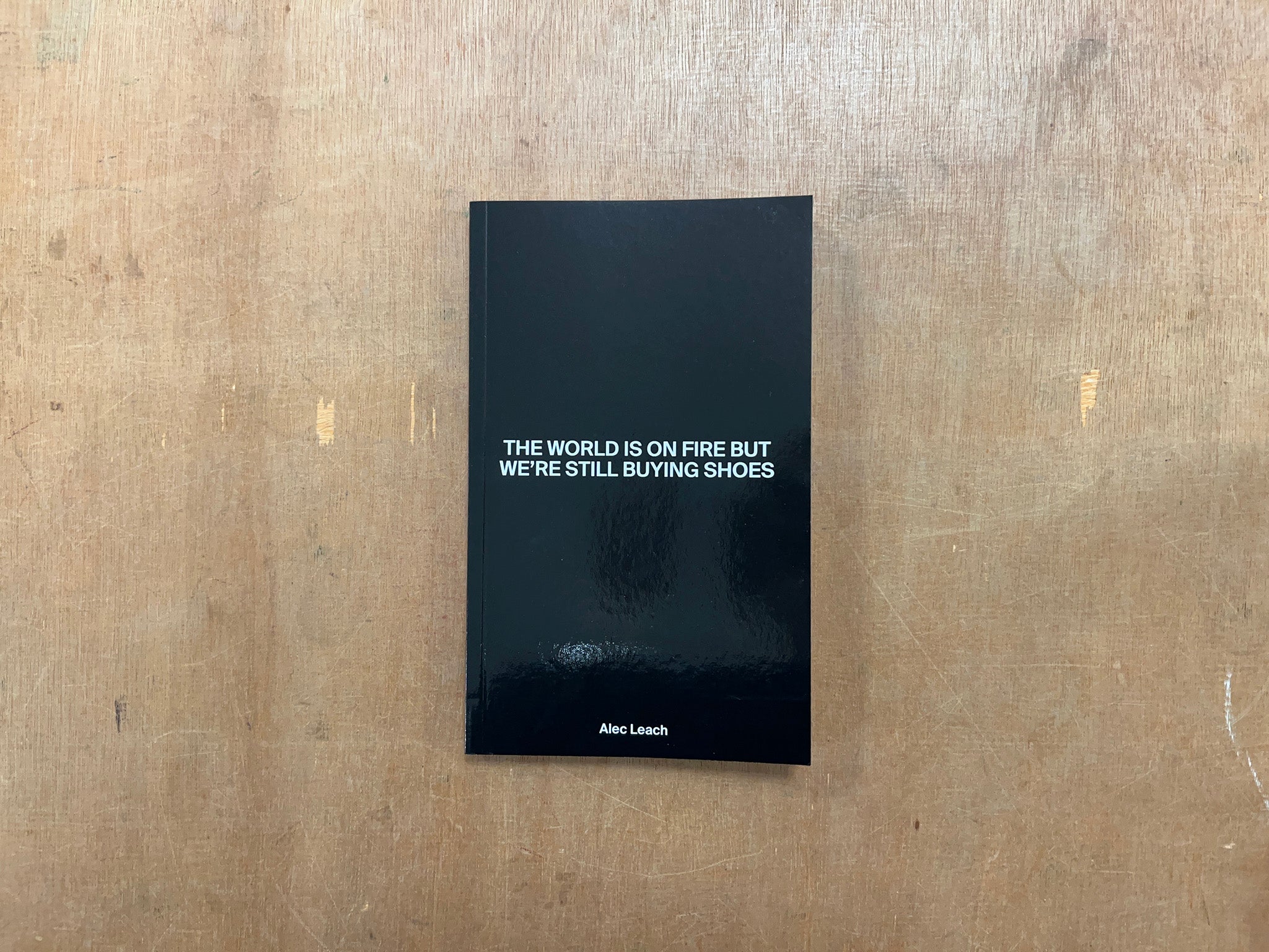 THE WORLD IS ON FIRE BUT WE'RE STILL BUYING SHOES by Alec Leach – Good ...