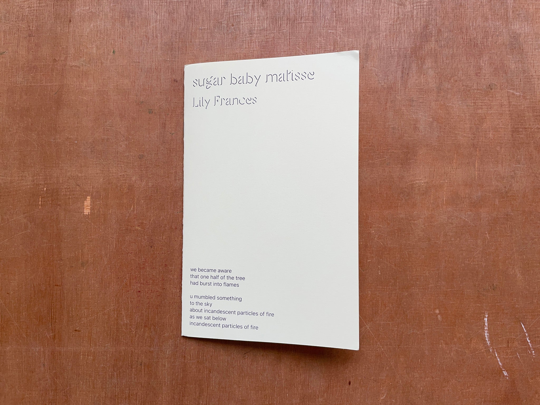 SUGAR BABY MATISSE by Lily Frances – Good Press — good books & more