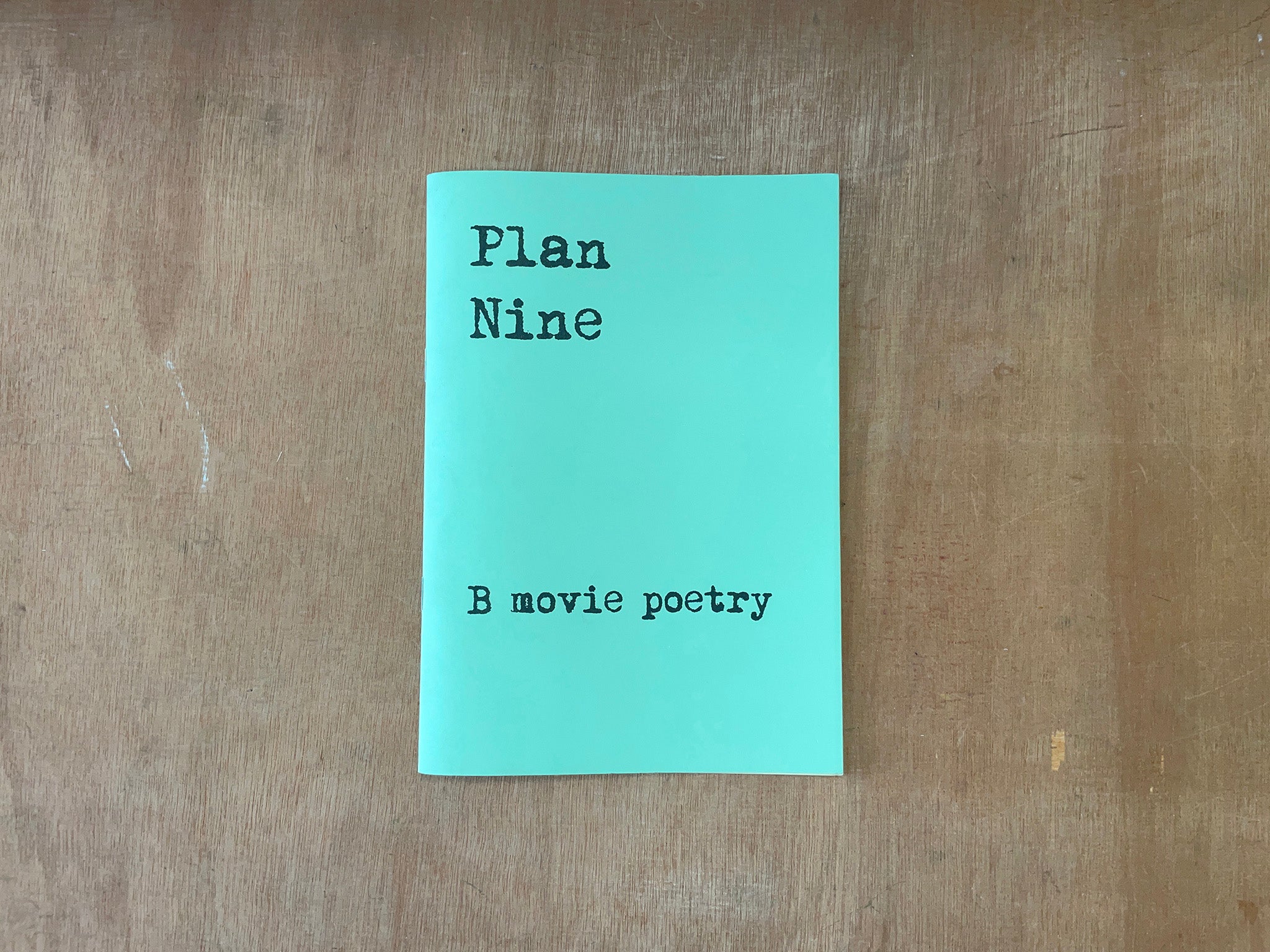 PLAN NINE: B MOVIE POETRY by Mika Gratzke – Good Press — good books & more