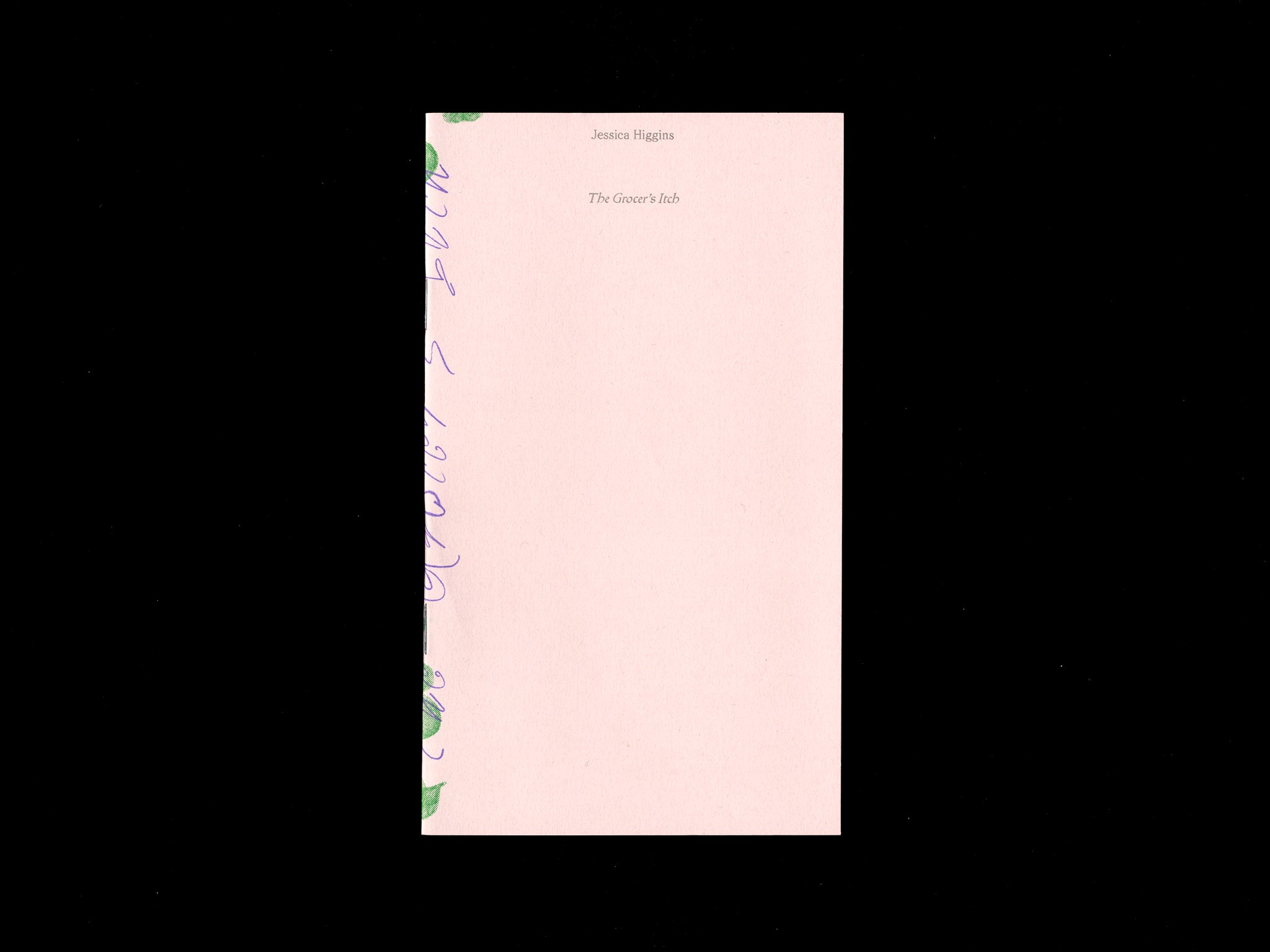 THE GROCER'S ITCH by Jessica Higgins – Good Press — good books & more